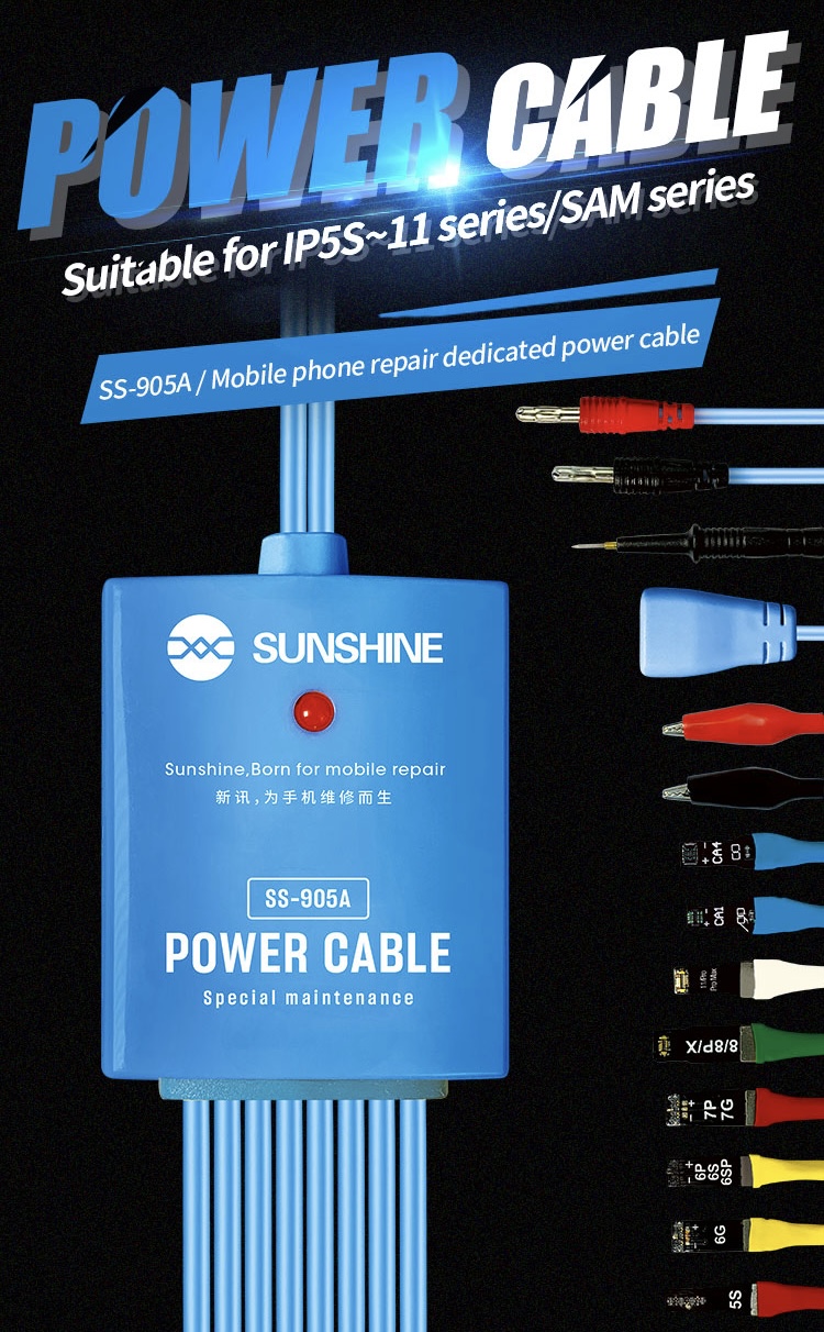 Sunshine Ss-905a V6.0 Power Cable – GSM Tools India