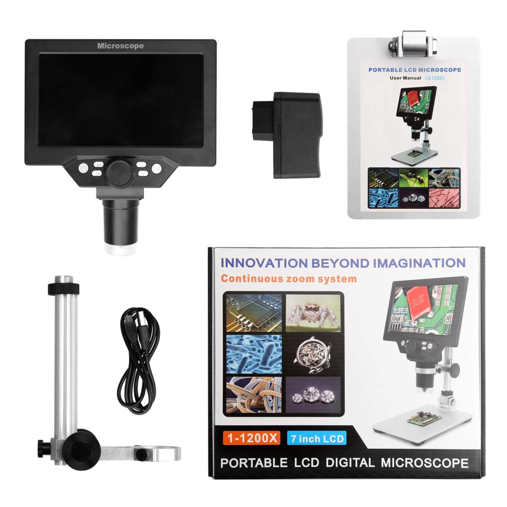 1200X Digital Microscope With 7inch Display - GSM Tools India