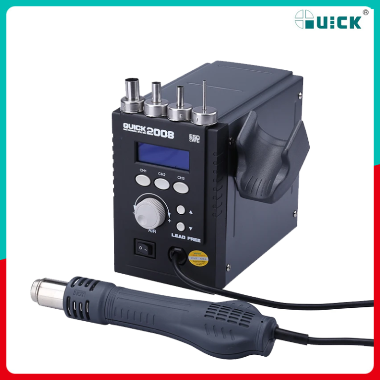QUICK 2008 SMD Rework Station ESD With Digital Display Lead-free Hot ...
