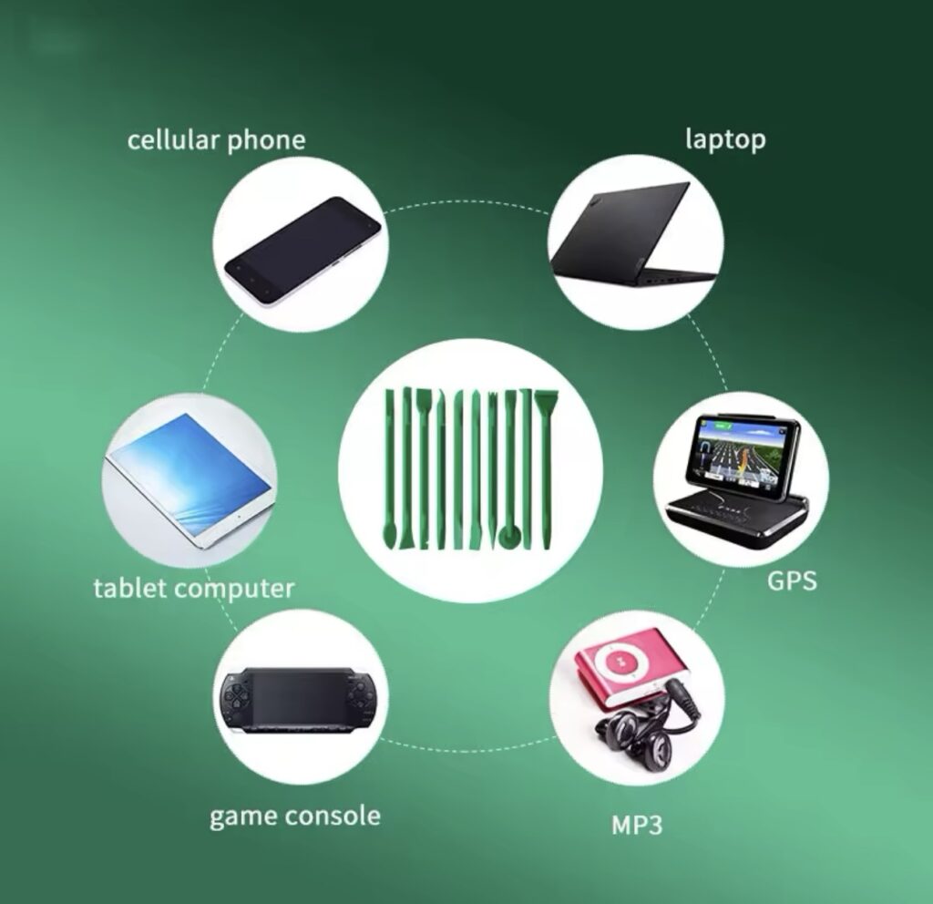 Best 1 TE-A041 10 in 1 Plastic Crowbar Disassembly Spudger Opening ...