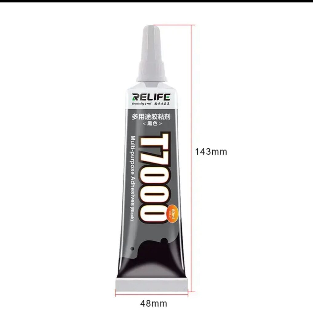 RELIFE T7000 Multipurpose Adhesive Black 50ML LCD Screen Repairs - GSM ...