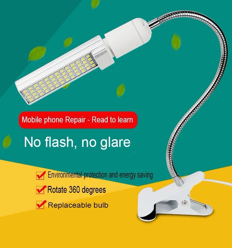 New Portable Mobile Phone Repair Dedicated Desk Lamp 64 Leds Highlight ...