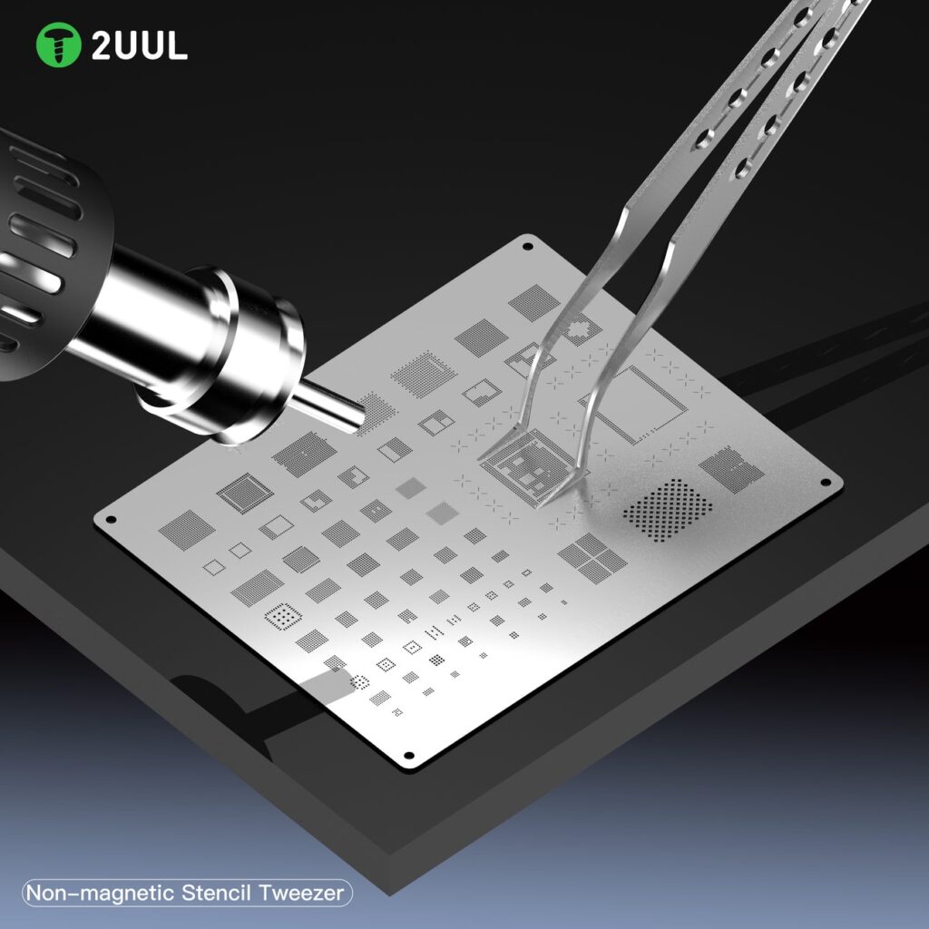 2UUL TW22 Non-magnetic Stencil Tweezer for Precise Phone Board Repair ...