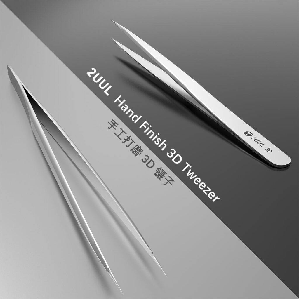 2UUL TW01 Hand Finish 3D Tweezer for Precise Phone Repair - GSM Tools India