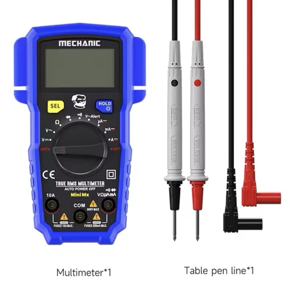 Best 1 MECHANIC Mini MX Multimeter Intelligent Anti-burn NCV ...
