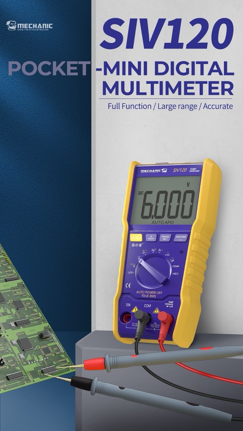 Best 1 MECHANIC SIV-120 FULLY AUTOMATIC MULTIMETER - GSM Tools India