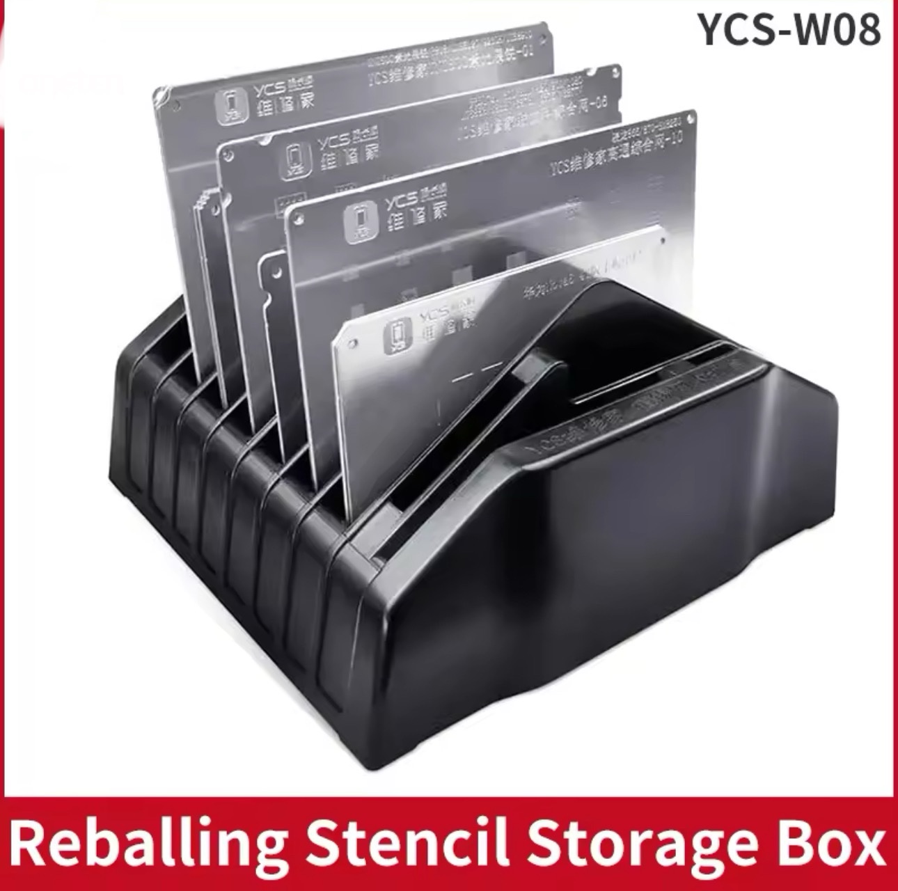 Best 1 YCS-W08 Bga Reballing Stencil Storage Box - GSM Tools India