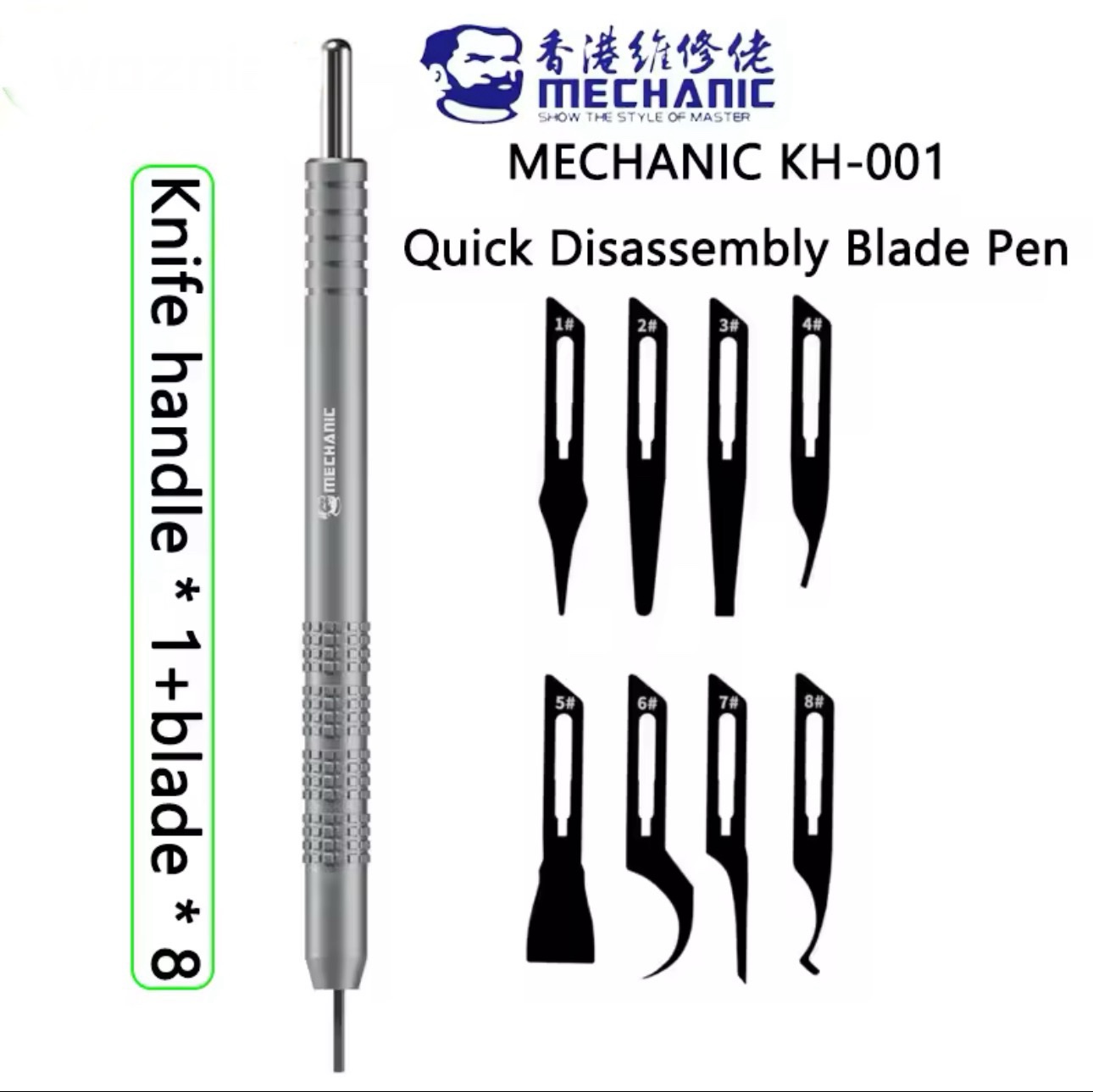 Best 1 Mechanic KH-001 Quick Release Knife Phone CPU NAND Glue Removal ...