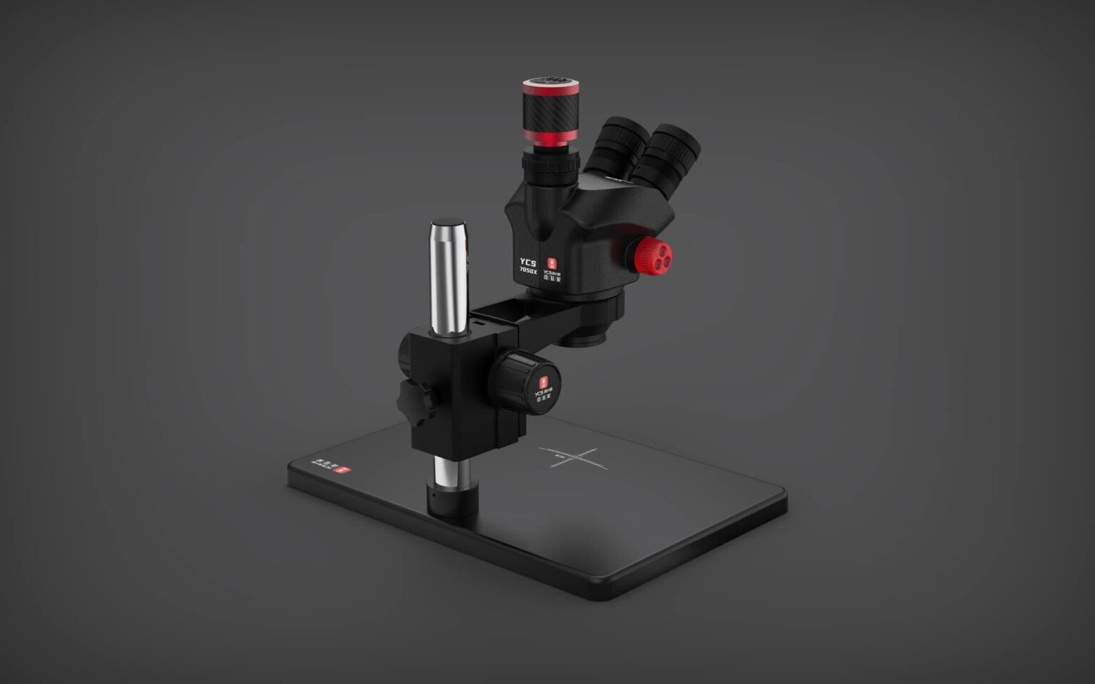 Best 1 YCS 7050X Trinocular Stereo Microscope Industrial Grade ...