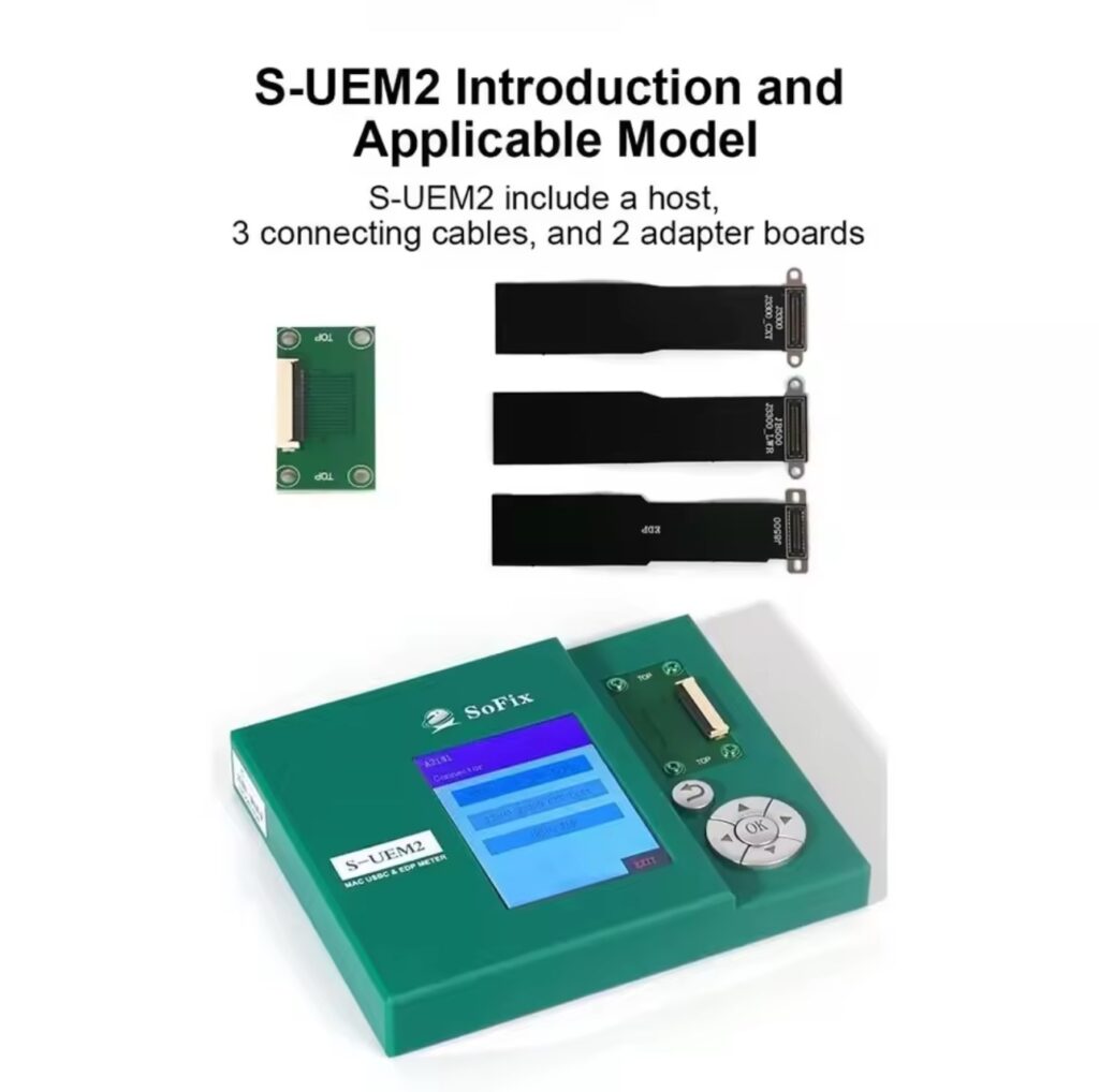 SoFix S-UEM2 USB-C and EDP Meter Connector Detector Of Logic Board, For ...