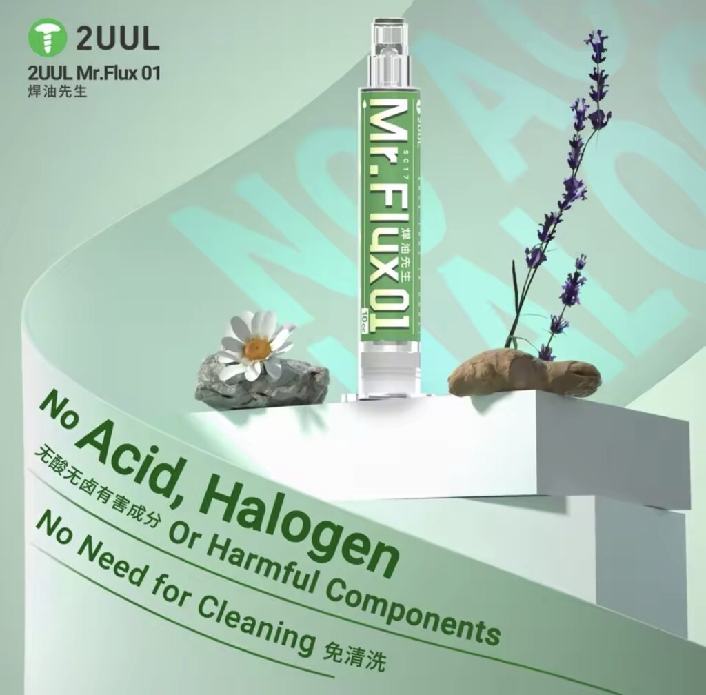 2UUL SC-17 Mr.Flux 01 No-Clean Soldering Flux Paste No-odor syringe ...