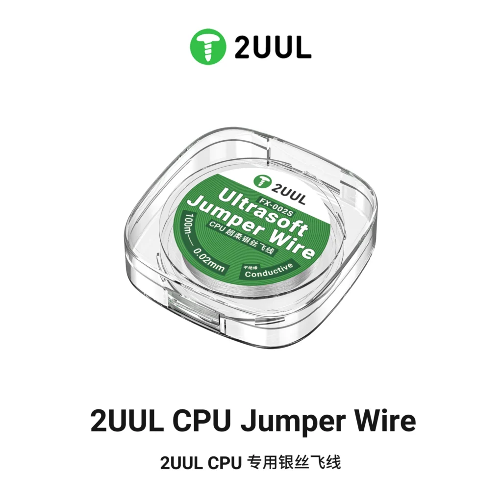 2UUL FX-002S Ultra-Soft CPU Jumper Wire - 0.02mm Conductive Cable 100m ...